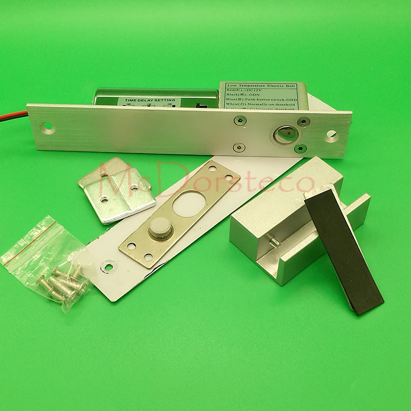 Access Control Glass Door Lock DC12V Fail Safe Electric Drop Bolt Lock ...