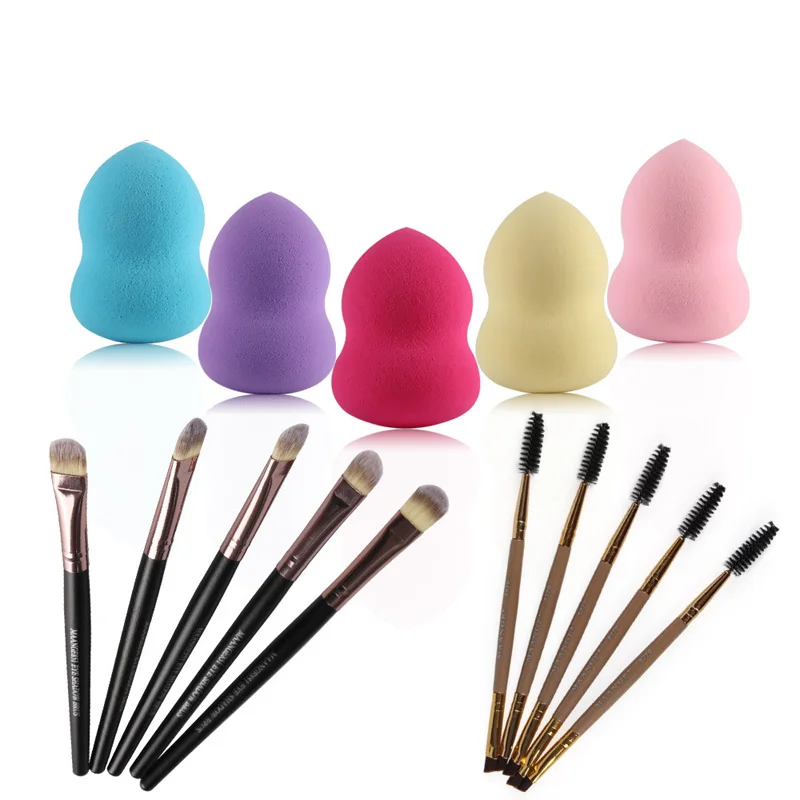 10sets Lot Dual Ended Angled Eyebrow Brush And Spoolie Brush Makeup