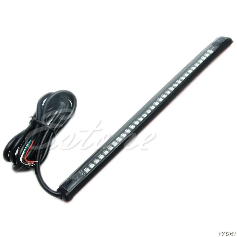 Universal flexible Motorcycle Light 32 LED Strip Tail Brake stop/turn ...