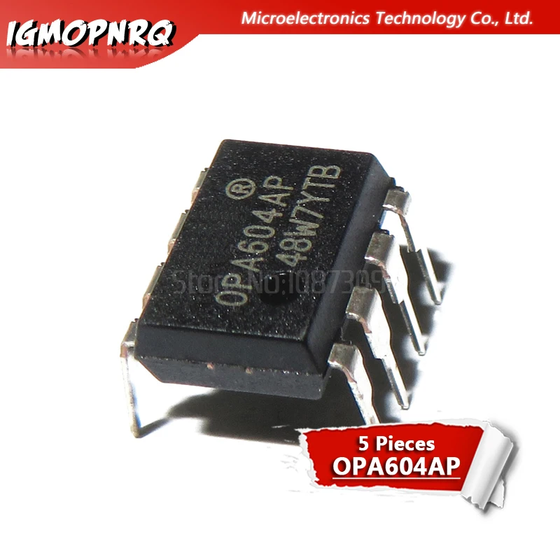 5 個 OPA604AP OPA604 DIP8 FET 入力、低歪みオペアンプ OPA604A 新オリジナル|amplifiers 4| - AliExpress