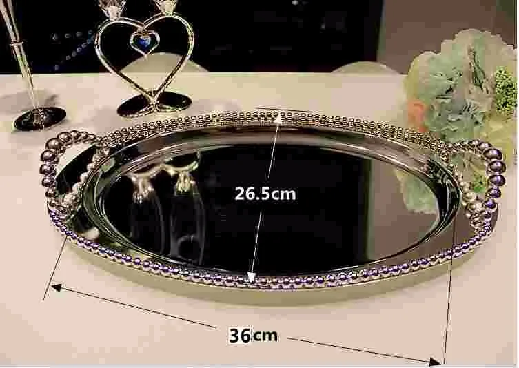 Home Décor Beautiful Oval Decorative Tray Decorative Trays etna.com.pe
