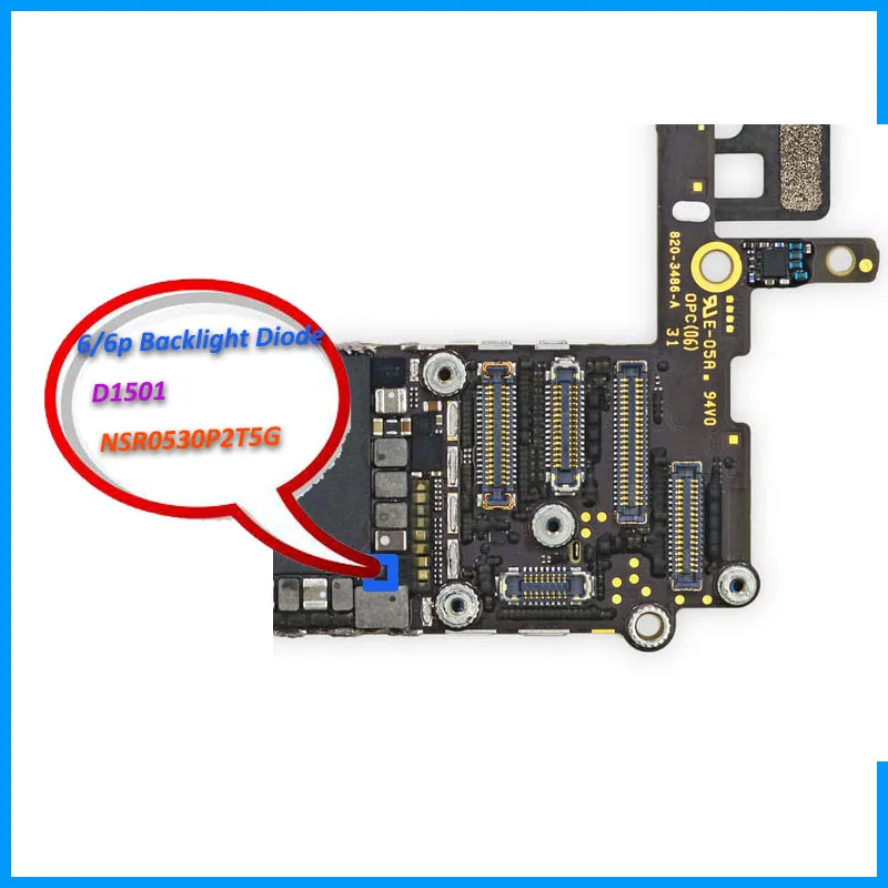 50pcs/lot Original Diode for iphone 6 6 Plus 6plus Backlight Driver ...