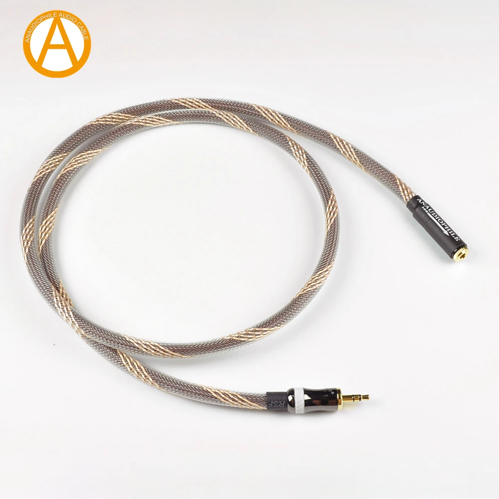 ANAUDIOPHILE 3.5mm Extension Cable 3.5mm HiFi Headhone Jack Male To ...