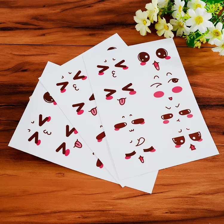 CCINEE Cartoon Face Sticker Popular Emoticon Expression Stickers Eight ...