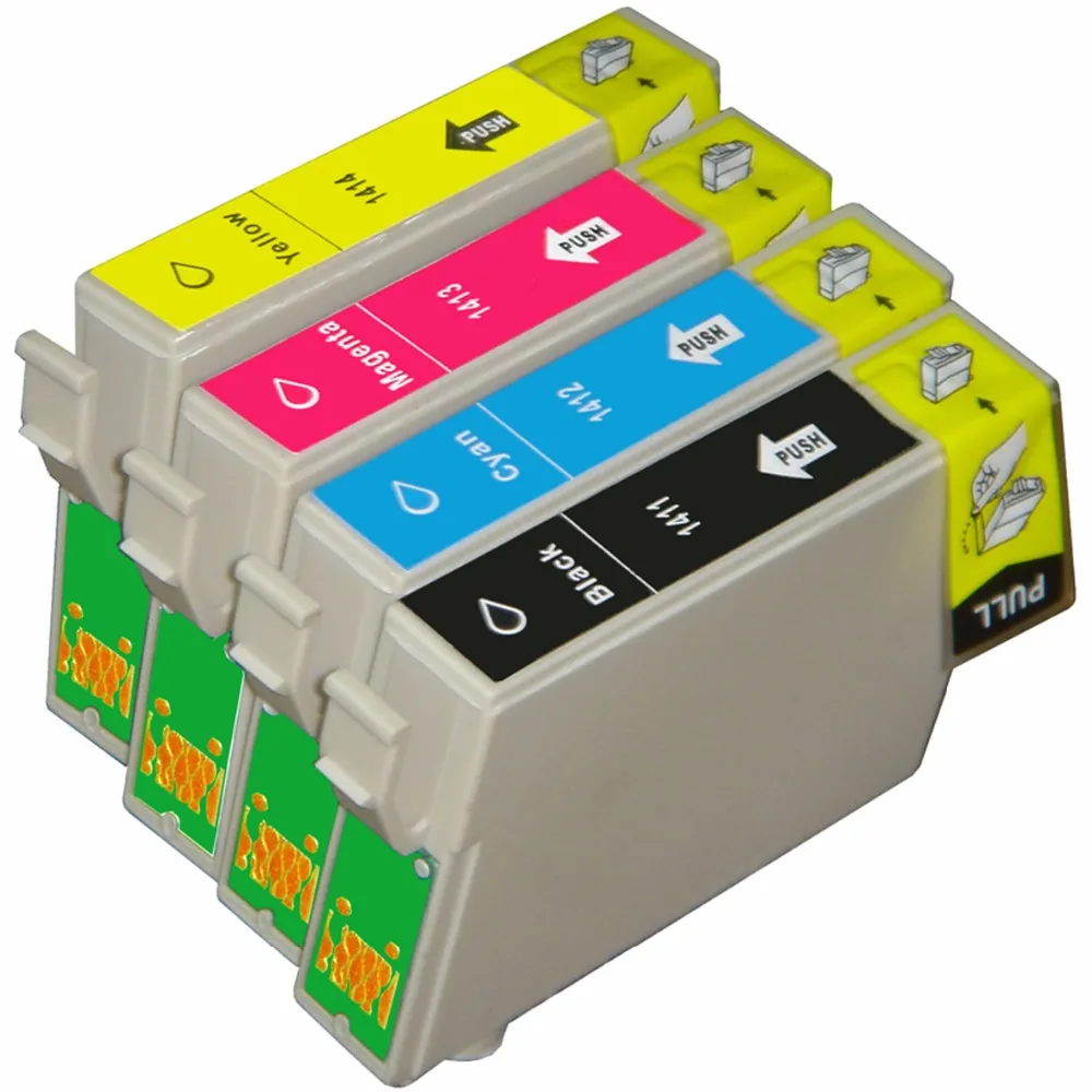 Substituição T1411 E 1411 T1414 Workforce Cartucho de Tinta Para ...