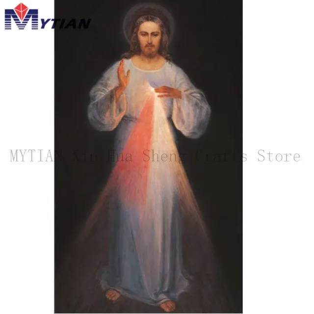 Religion 5D Diamond Embroidery Divine Mercy Image of Jesus Diamond ...