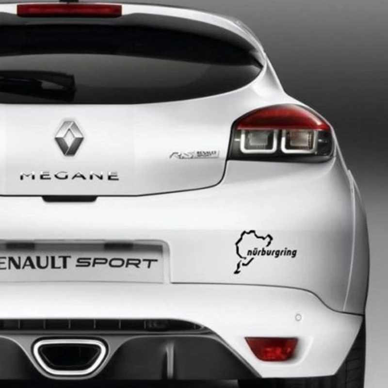 Nurburgring Car Sticker , Racing Track Race Car Motorsport Vinyl Decor ...