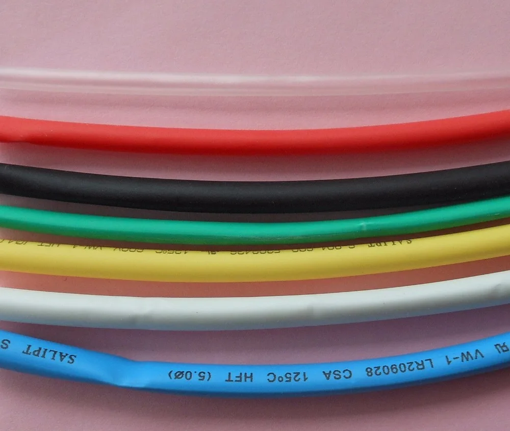 4mm Diameter Red / Black / Red / Green / Blue / Yellow / Clean Heat ...