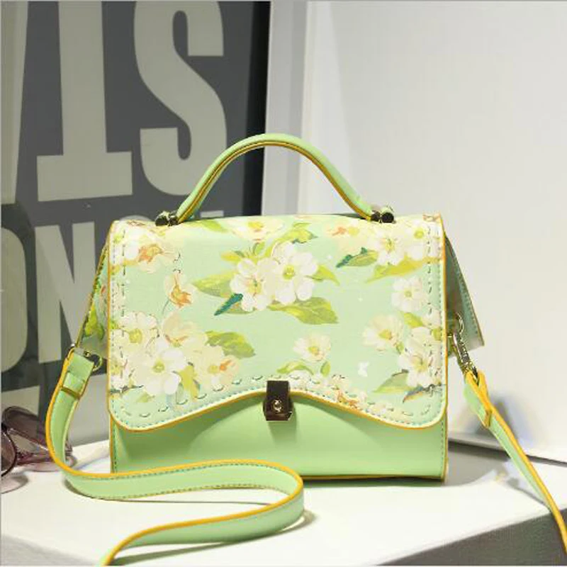 Neue Frühling Frauen Taschen Eleganten Tasche Damen Frische Blumen ...