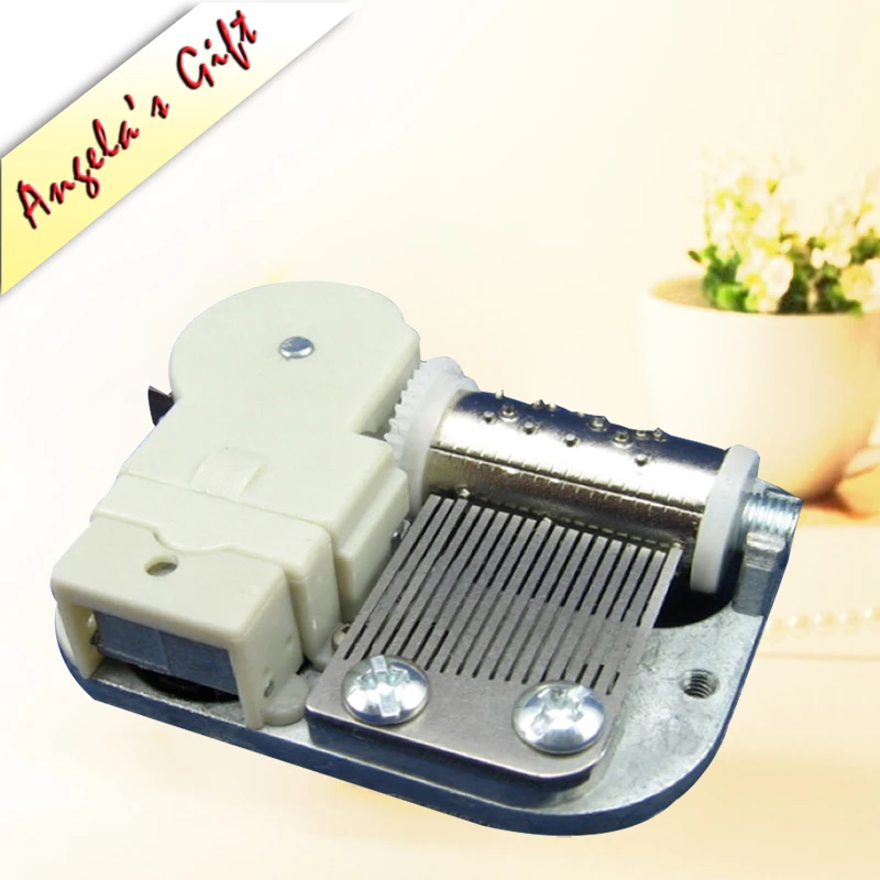 Mini DIY Music Box 18 Note Wind Up Clockwork Musical Movements Free ...