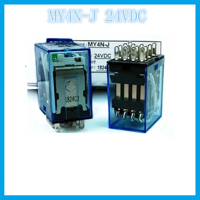 MY4NJ MY4N J DC24V 3A OMRON relay four open four closed 14 needle ...