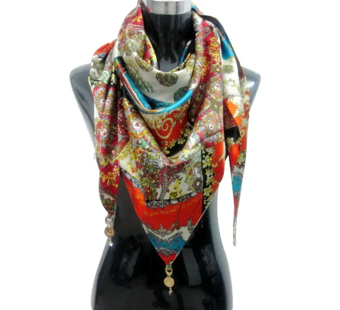 Large print triangle scarf 2014 spring and autumn women's magic scarves ...