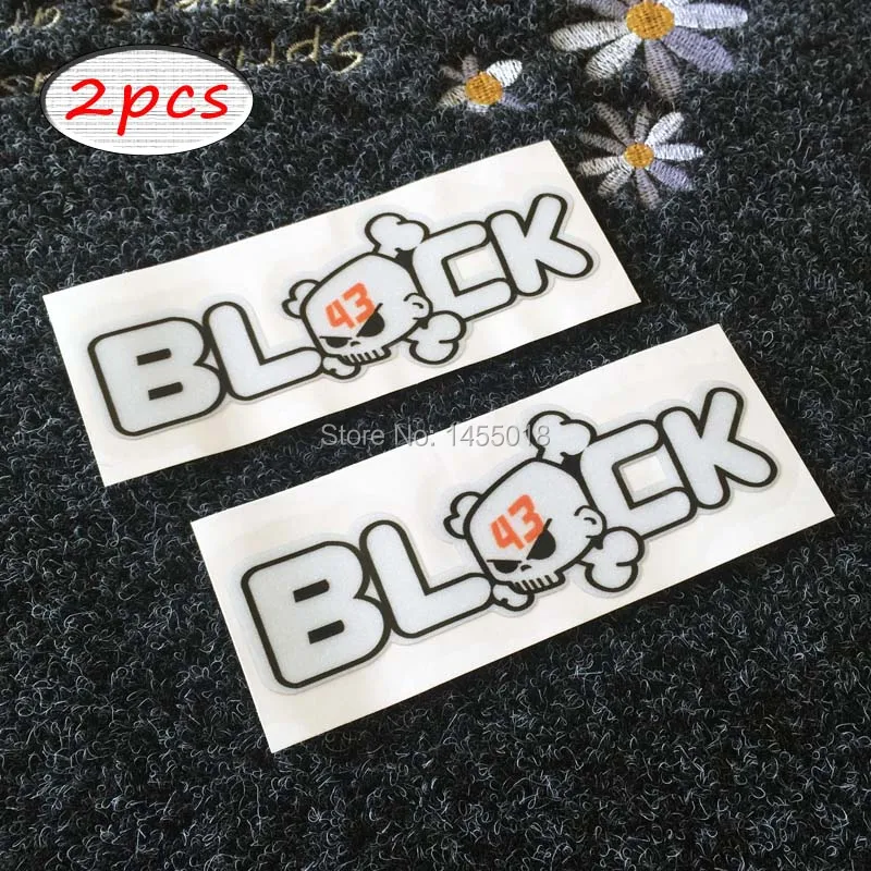 Sticker Drift King KEN BLOCK 43 modified reflective stickers For Ford ...