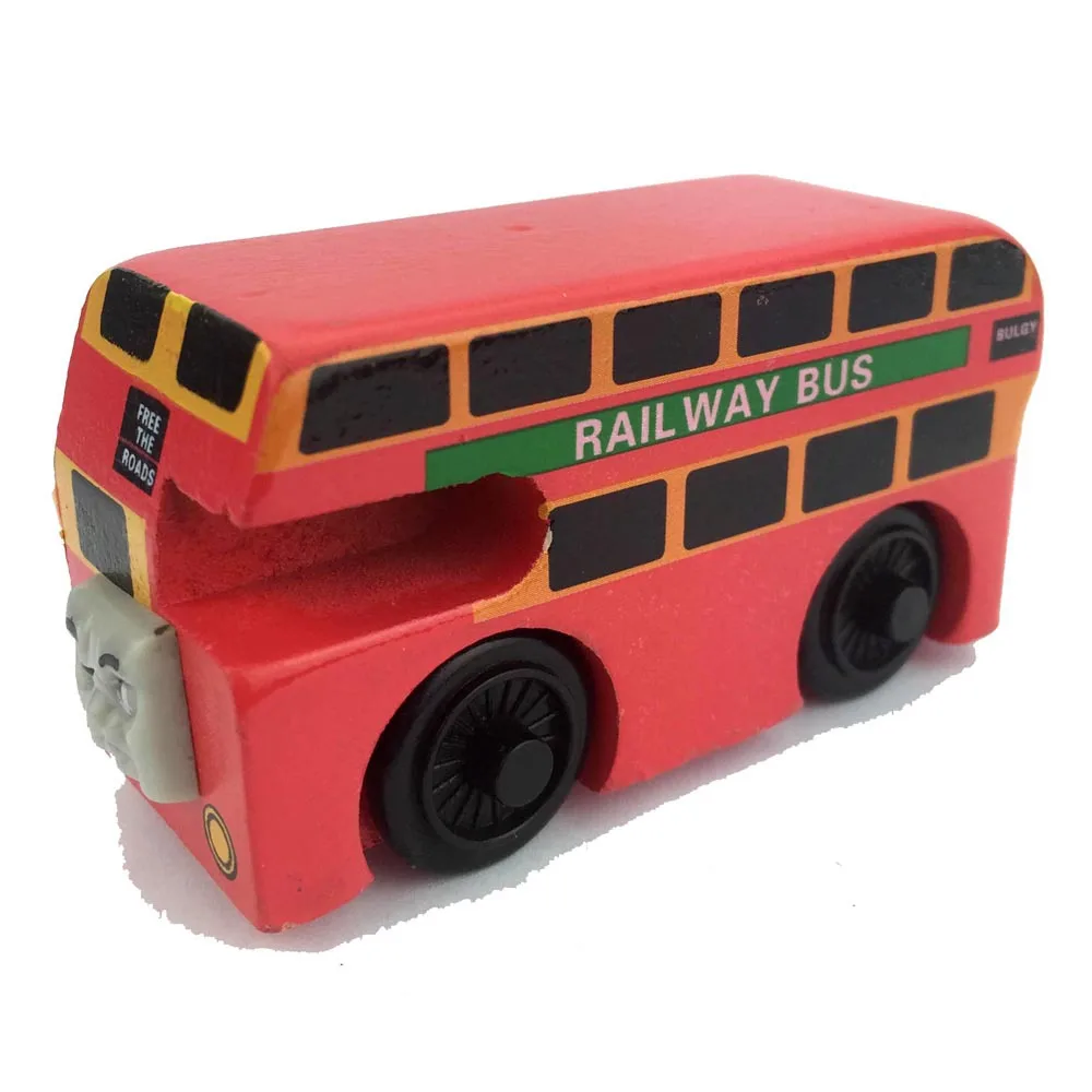 Thomas&Friends Rail Way Bus Bulgy Wooden Train Model Toy The Tank ...