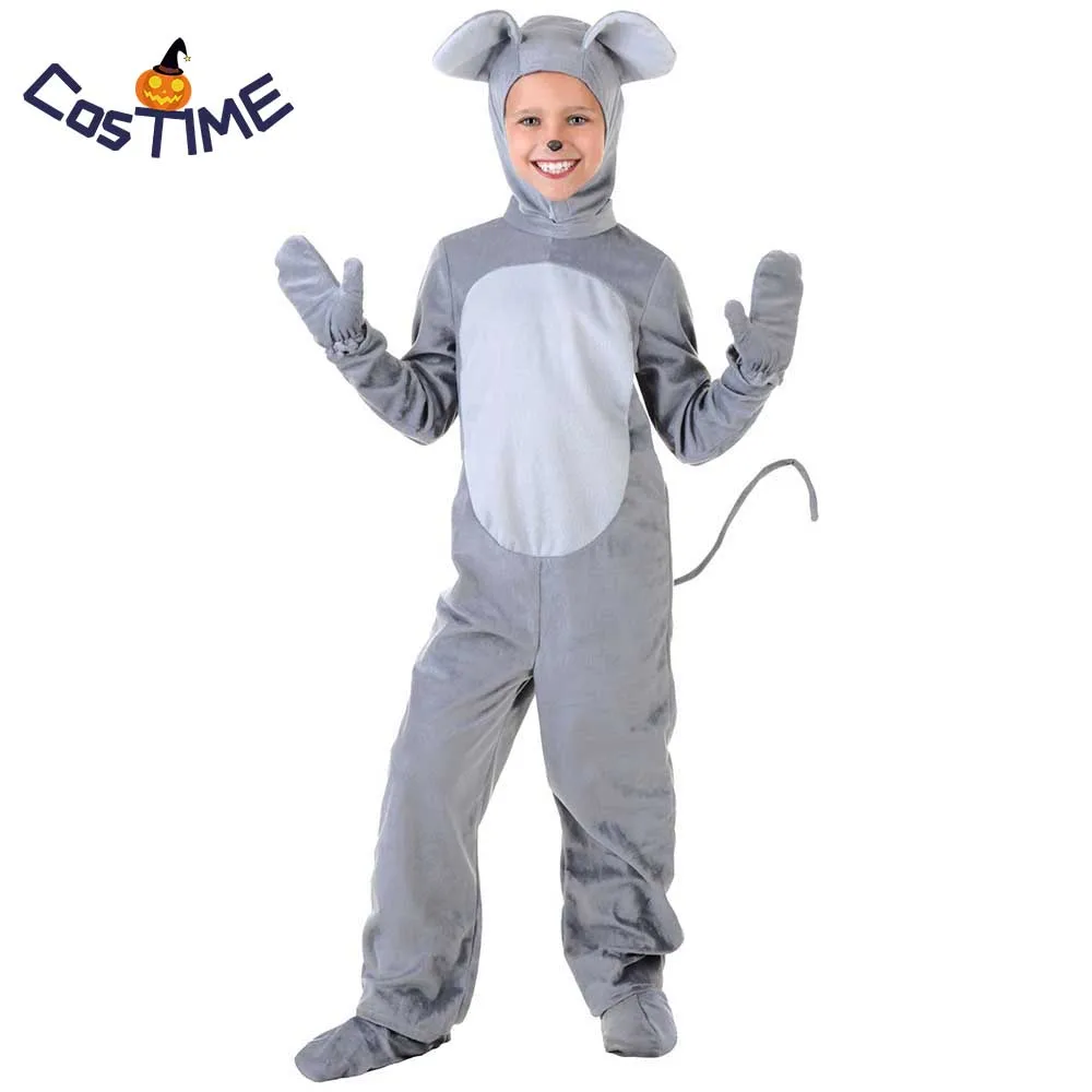 Animal Cosplay Kids Mouse Costume Toddler Animal Costume Little Gray ...