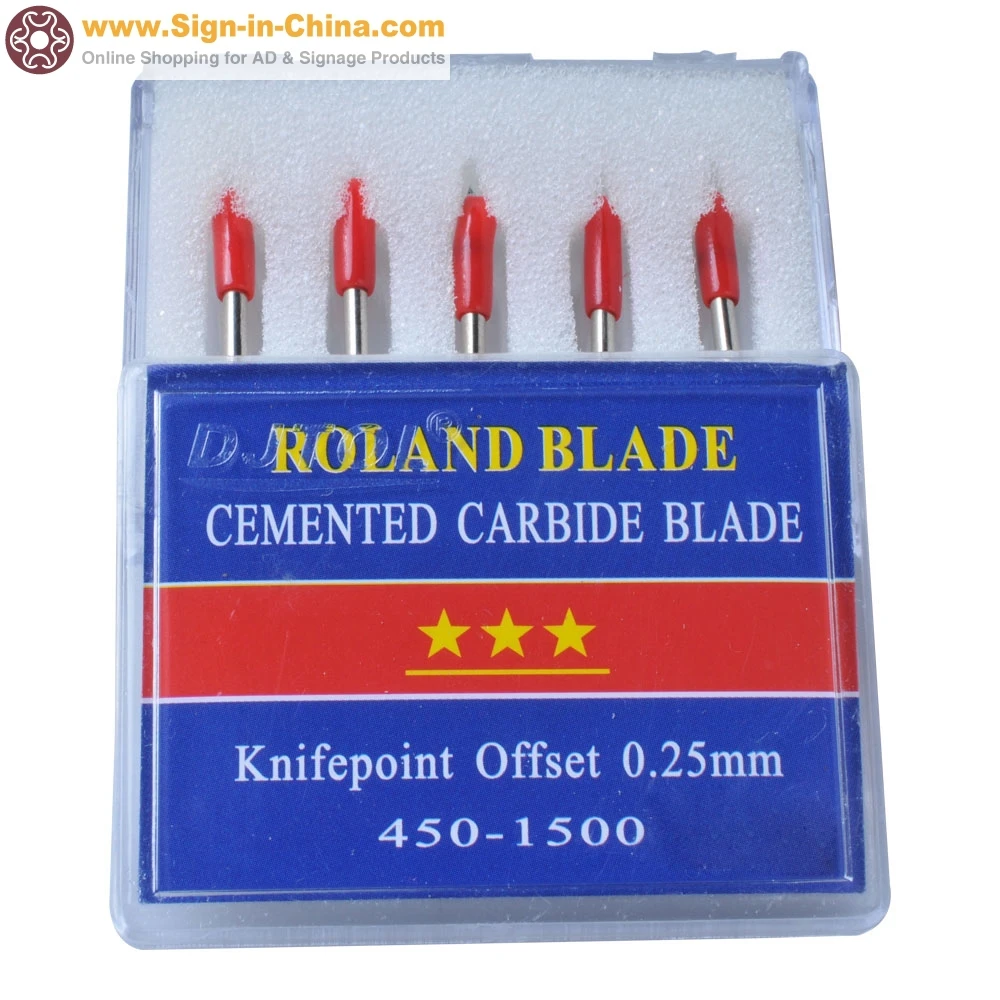5pcs/pack N Grade 60 Degree Roland Cutting Vinyl Cutter Plotter Blades ...