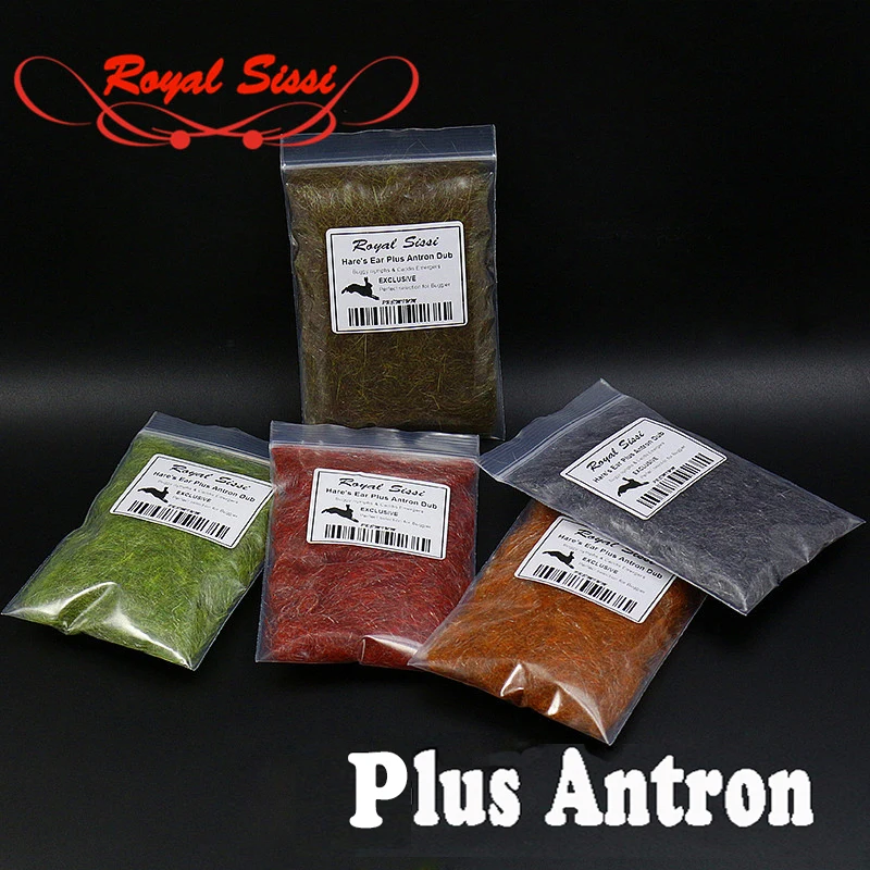 8 optional colors Hare's Ear dub Plus Antron Dubbing buggy nymph dub ...