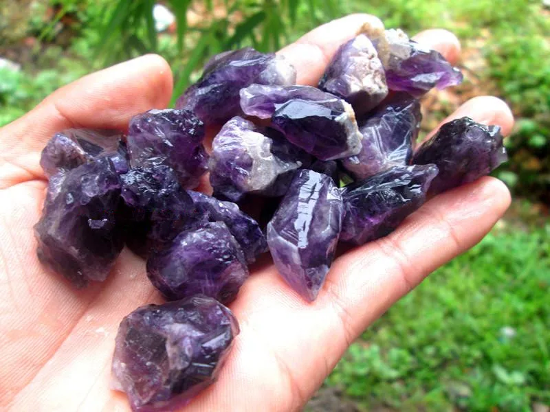 1/4lb Natural Amethyst Crystal Stone Ore Energy Stone Raw Mineral ...