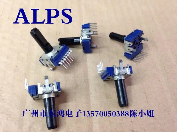 5pcs-for-ALPS-RK14-type-potentiometer-double-B20K-18MM-plastic-shaft-7 ...