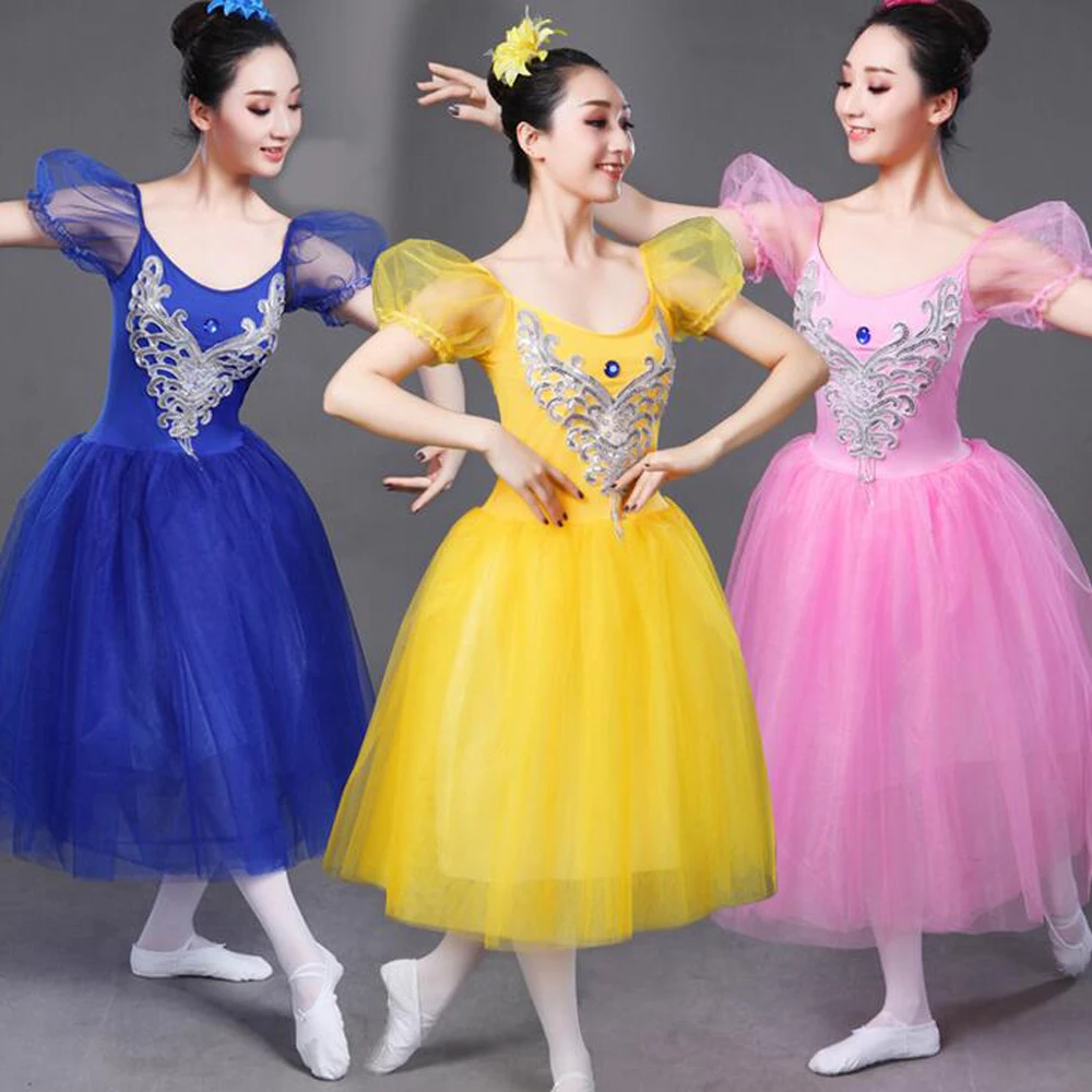 Adult white Swan Lake Ballet dancing dress Women Ballroom Ballet ...