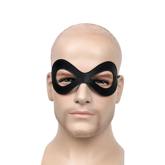 Black Superhero Eye Mask