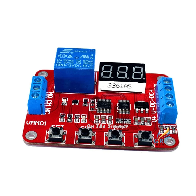Vmm01 Voltage Measurement Relay Module Digital Display Voltage