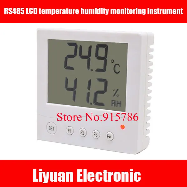 RS485-LCD-temperature-humidity-monitoring-instrument-10-30VDC-MODBUS ...