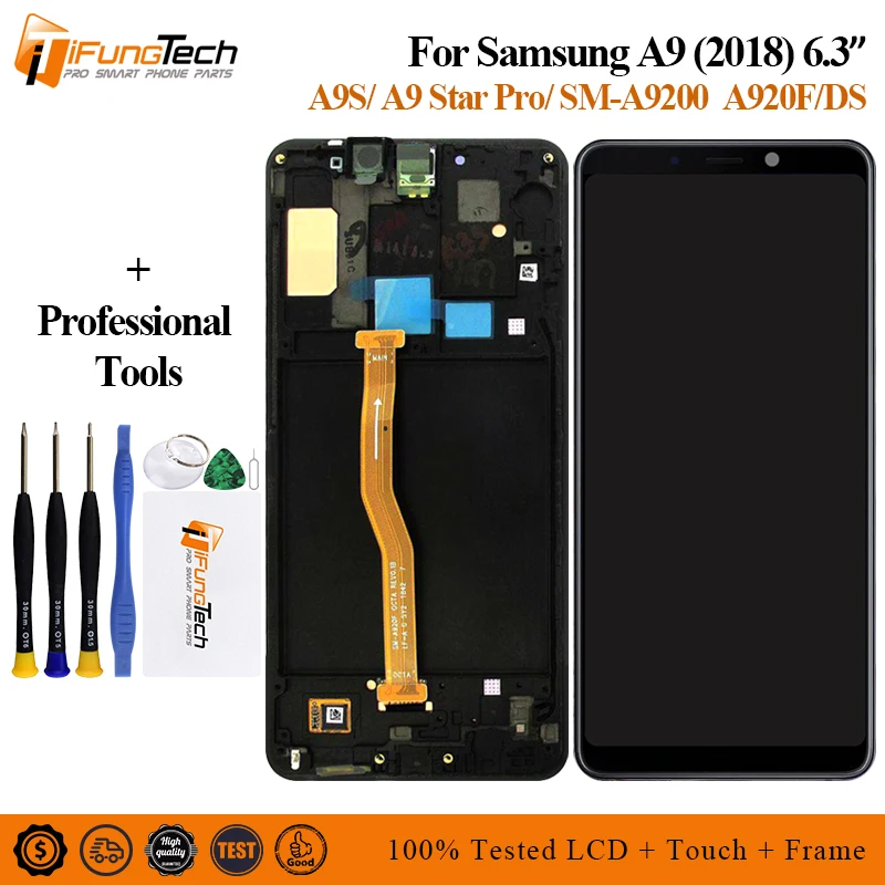 For Samsung Galaxy A9 2018 A9s A9 Star Pro SM A920F/DS LCD Display ...