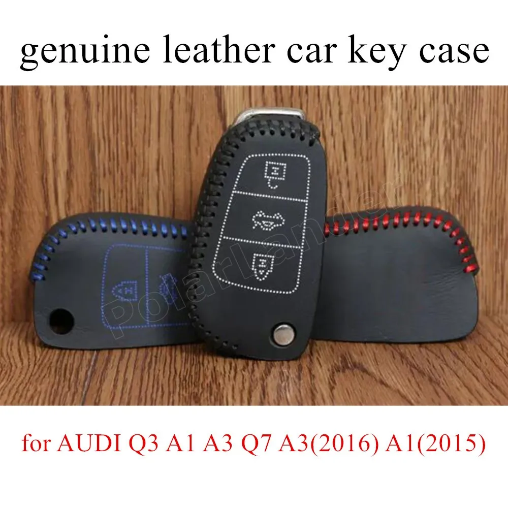 Only Red Car key case fit for AUDI Q3/A1/A3/Q7/A3(2016)/A1(2015)/A3 ...