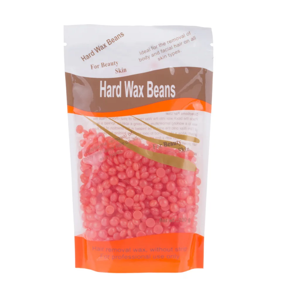 100g No Strip Depilatory Hot Film Pearl Hard Wax Bean Pellet Waxing ...