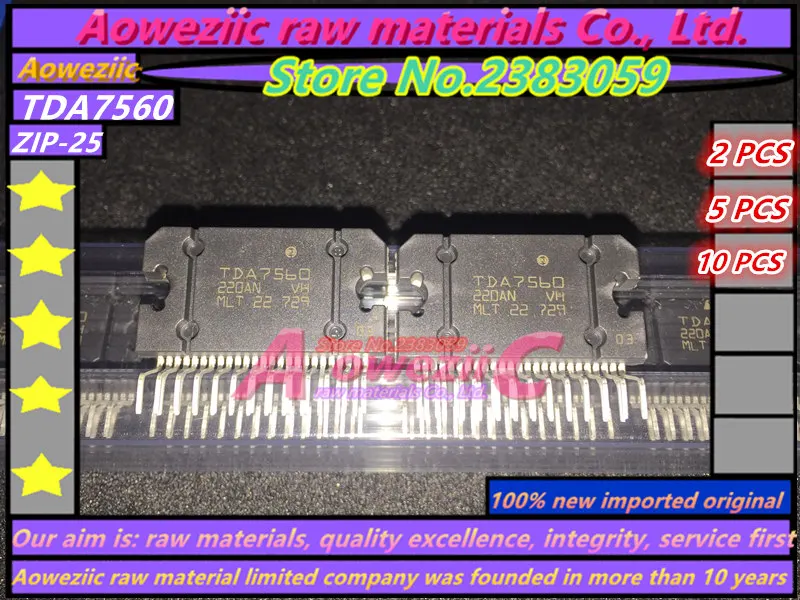 Aoweziic 2017+ 100% New Imported Original Tda7560 Zip25 4x45w Automotive Audio Power Amplifier ...