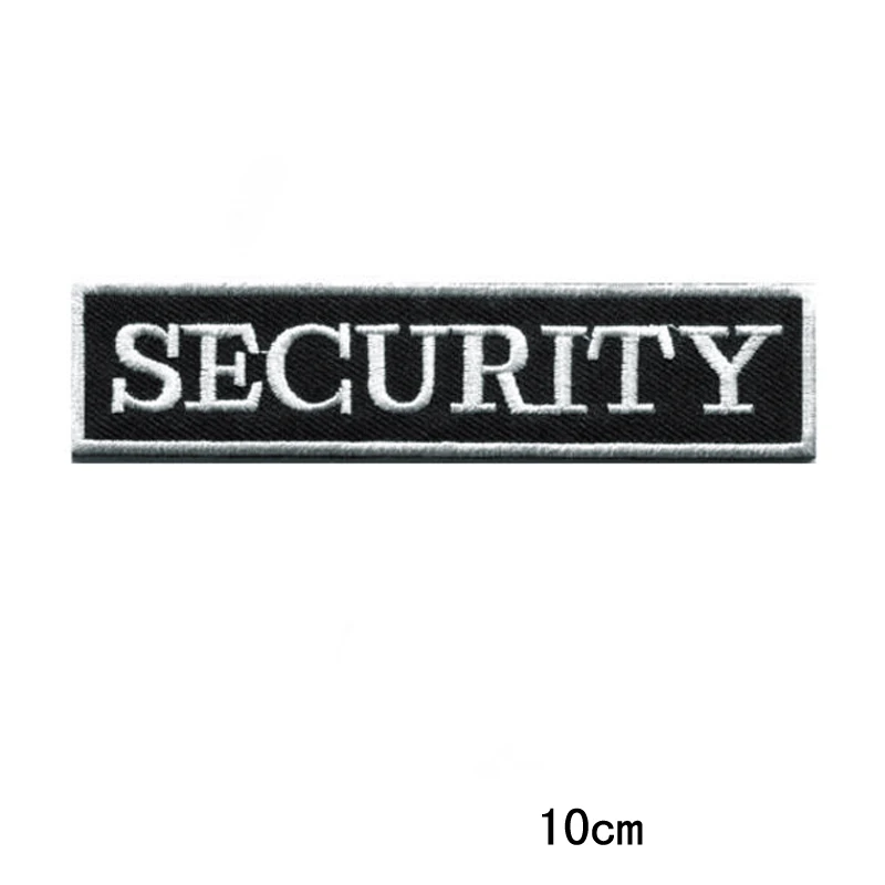 Security Police Law Enforcement Staff Applique Iron-on Badge Patch Sew ...