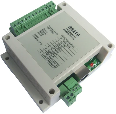 Ethernet 16AI 16 analog input module 16 bit resolution and 100k sample ...