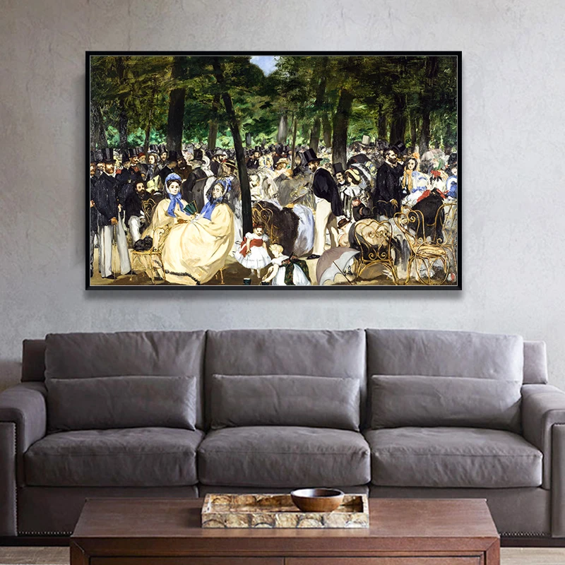 Edouard Manet Music In The Tuileries