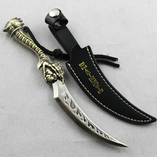 Aliexpress.com : Buy 16 cm Anime alloy model+leather sheath Death Note ...