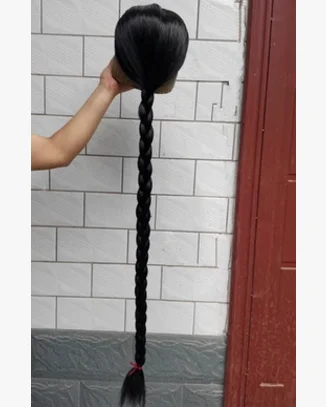 1-1m-big-braid-long-black-braid-hair-qing-dynasty-hair-accessories ...