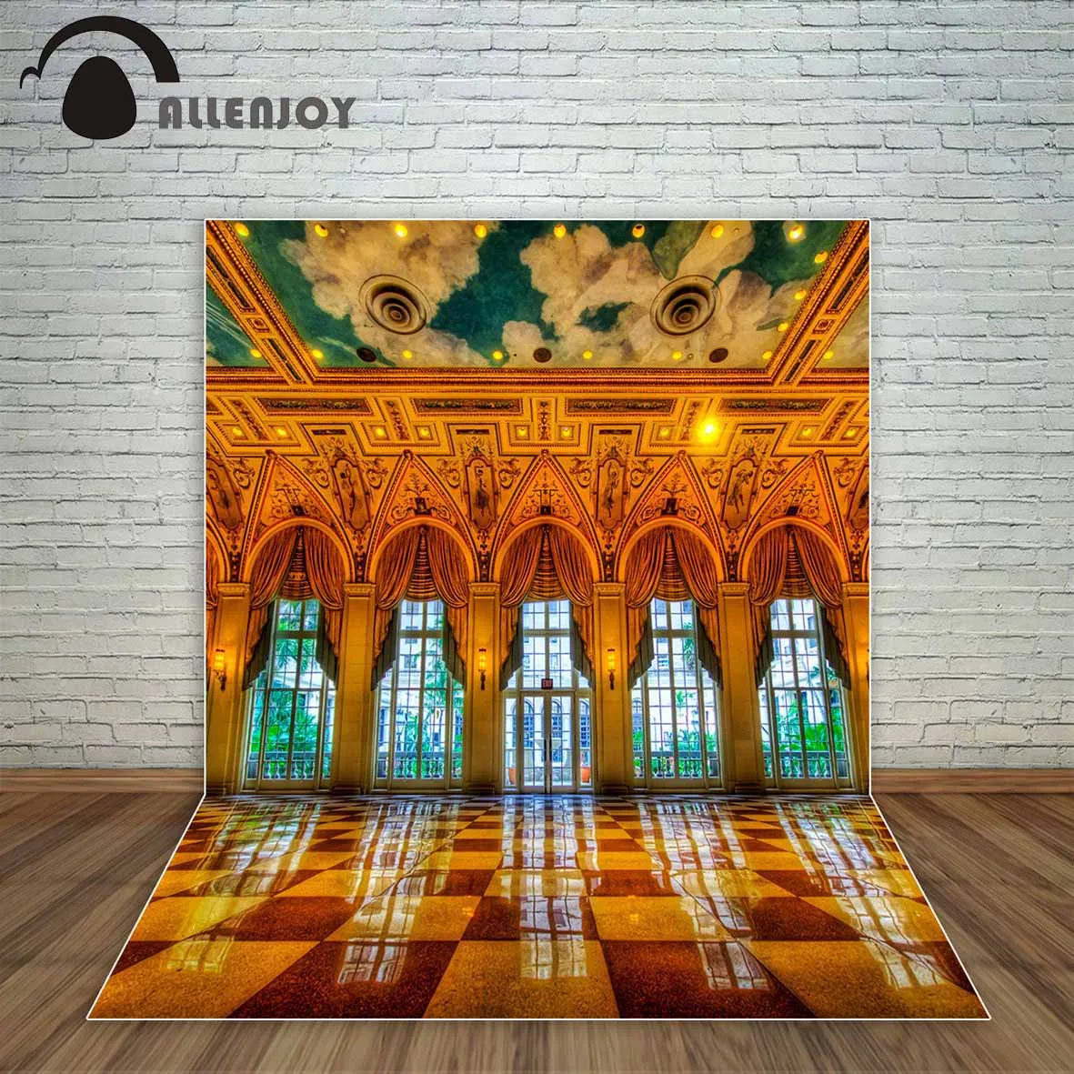 Allenjoy Interior of a big building mural magnificent decoration ...