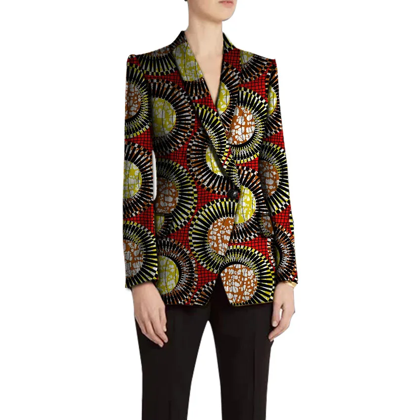 Africa Customized Style Women Fashion Jacket Casual African Coat Lady ...