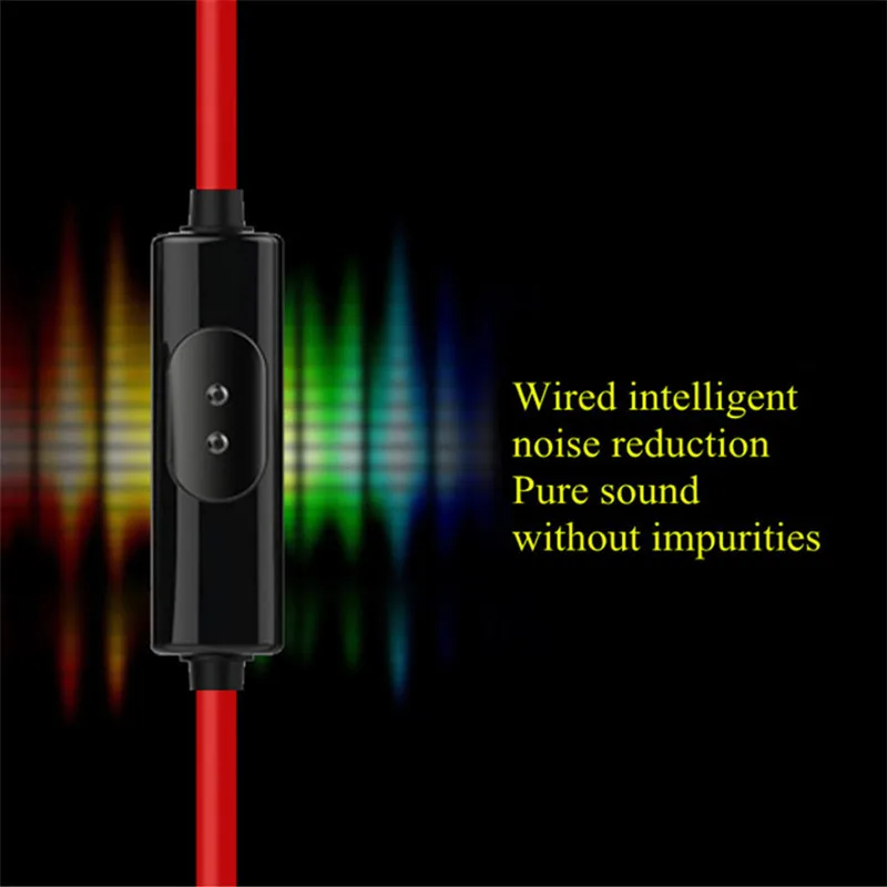 3,5 мм проводные наушники, стерео гарнитура, наушники-вкладыши с ...