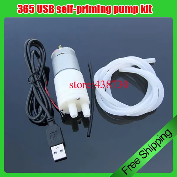 1set 365 pump USB DC 6V self priming pump water cooled mini pump tea ...