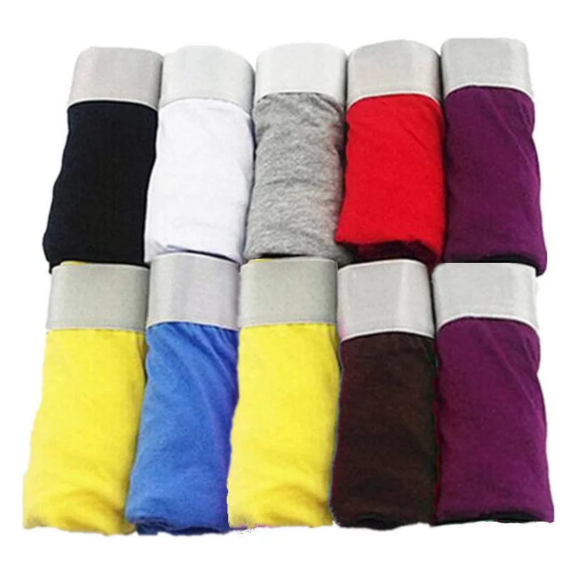 2019 Fashion New Boutique Men's Flat Underwears / Man's Big Silver Side ...