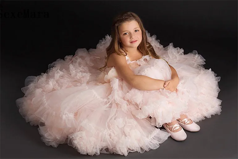Cloud 2019 Flower Girls Dresses for Wedding Kids Pageant Dress First ...