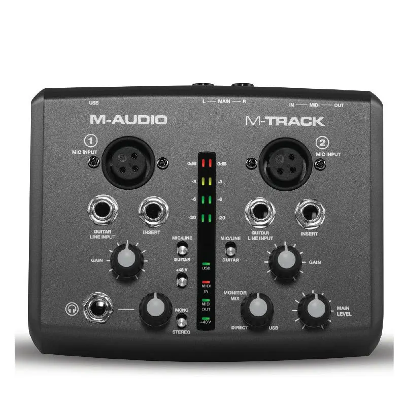 מוצר - Original M-audio m-track usb audio interface sound card external ...