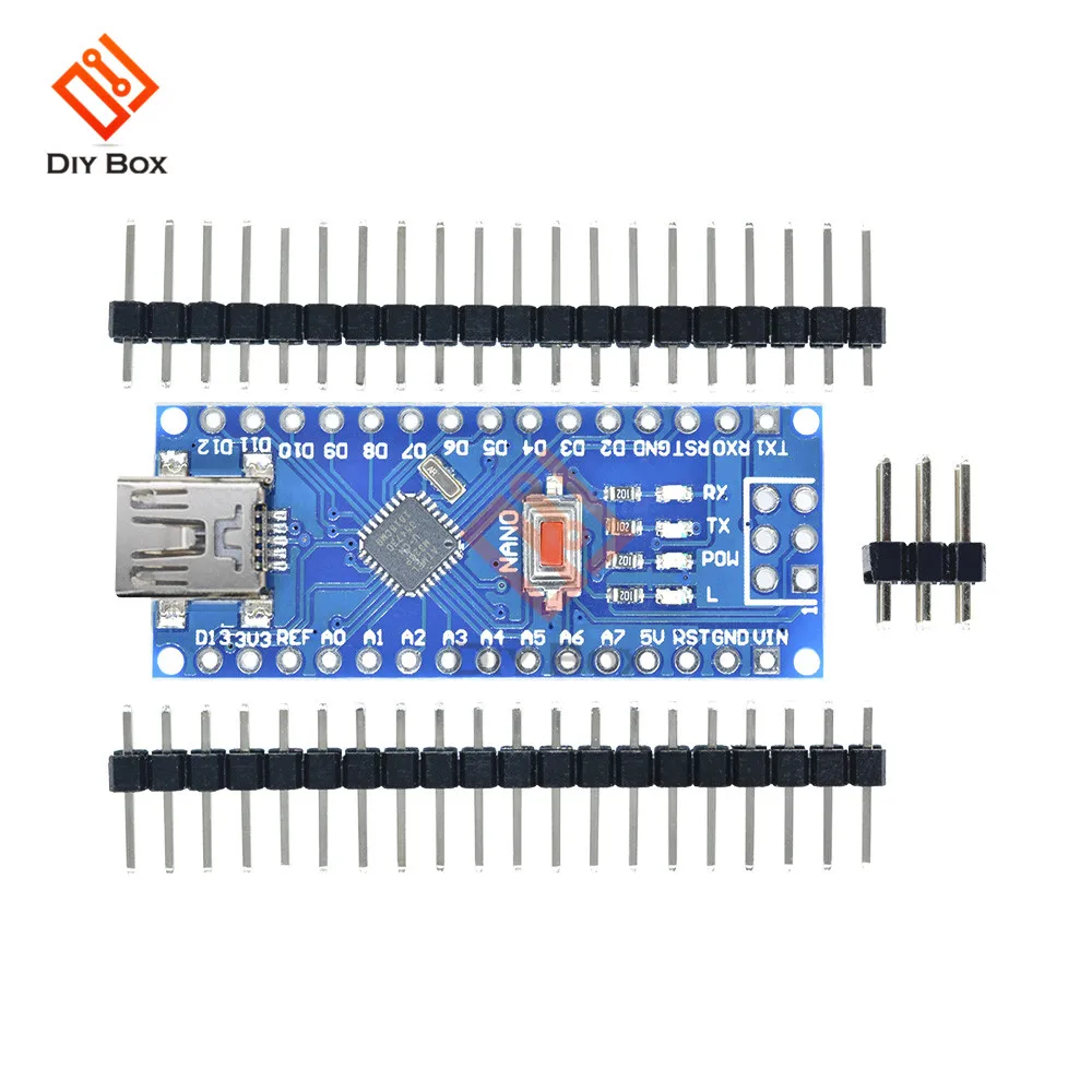 10pcs Mini Usb Ch340 Nano 3 0 Atmega328p Micro Controller Board