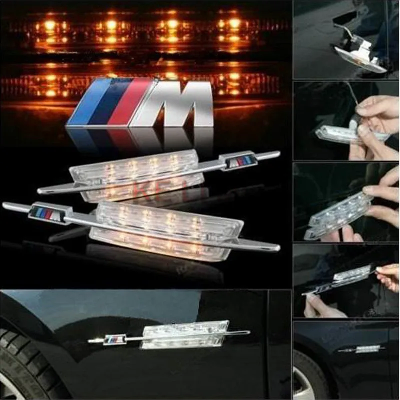 Купить СИД прозрачный боковые 116г огни сигналы поворота индикатор для bmw m e81 e82 e87 e88 e90 ...