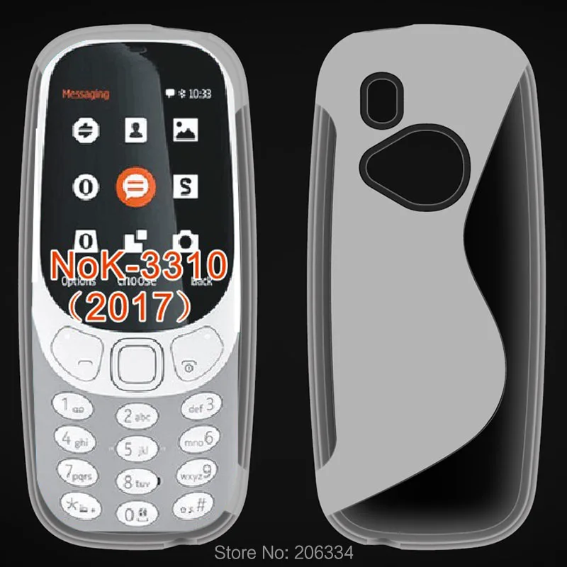 For NOKIA 3310 2017 S line tpu case, 2017 New High Quality S type ...