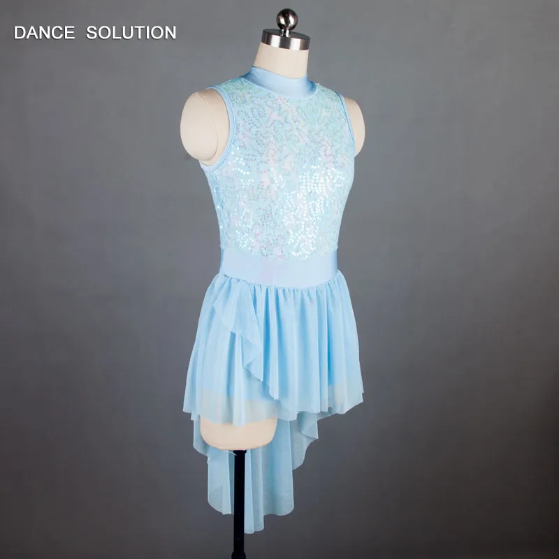 Blue Contemporary Dance Costume