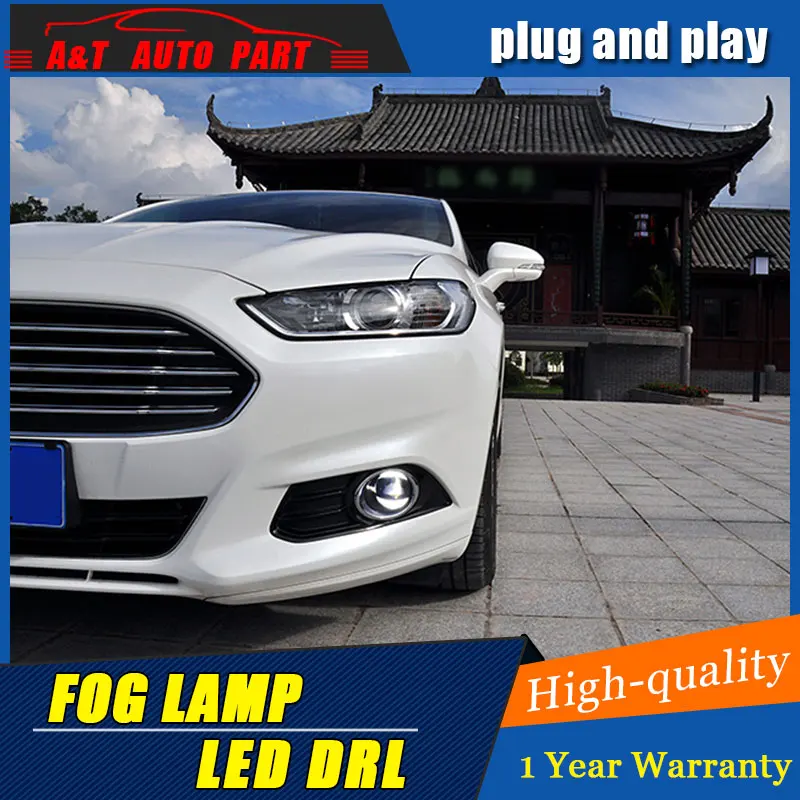Car Styling Angel Eye Fog Lamp for Ford Taurus LED DRL Daytime Running ...