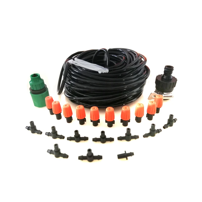 Automatic Micro Drip Irrigation System 20 meters 15 nozzle single exit ...