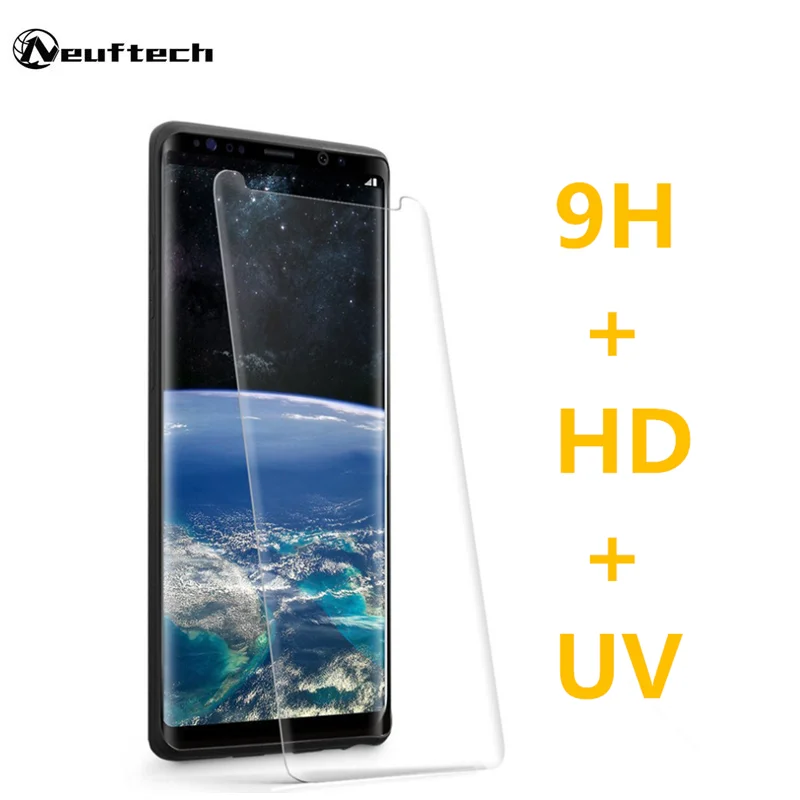3D Full Curved UV Light Screen Protector Tempered Glass For Samsung S9 ...